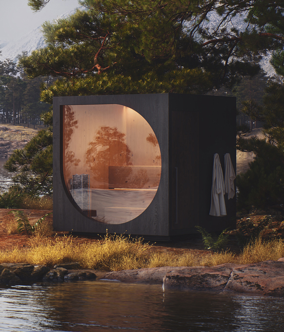 Outdoor jacuzzi with style | Drop design pool & design fire